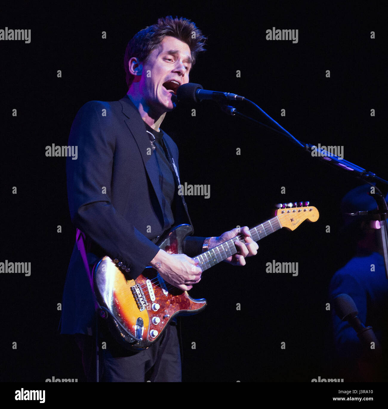 John Mayer performing at Madison Square Garden Featuring: John Mayer ...