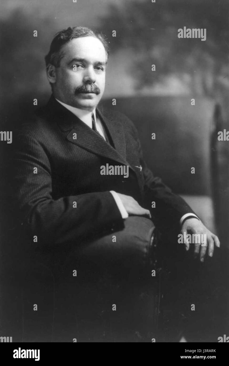 A black and white portrait of James William Good, photographed by ...