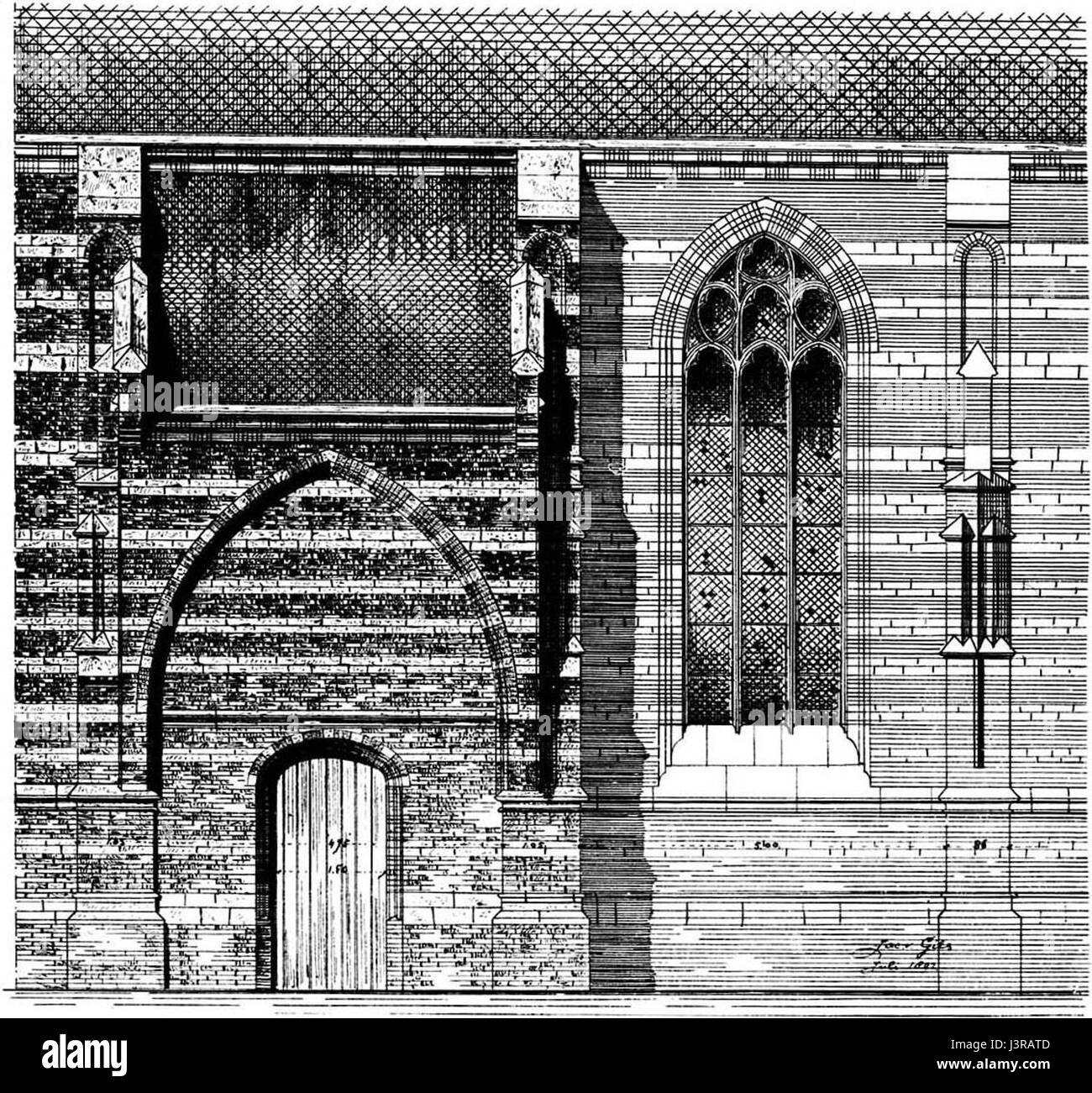 This image highlights architectural details of the Oirschot Church in ...