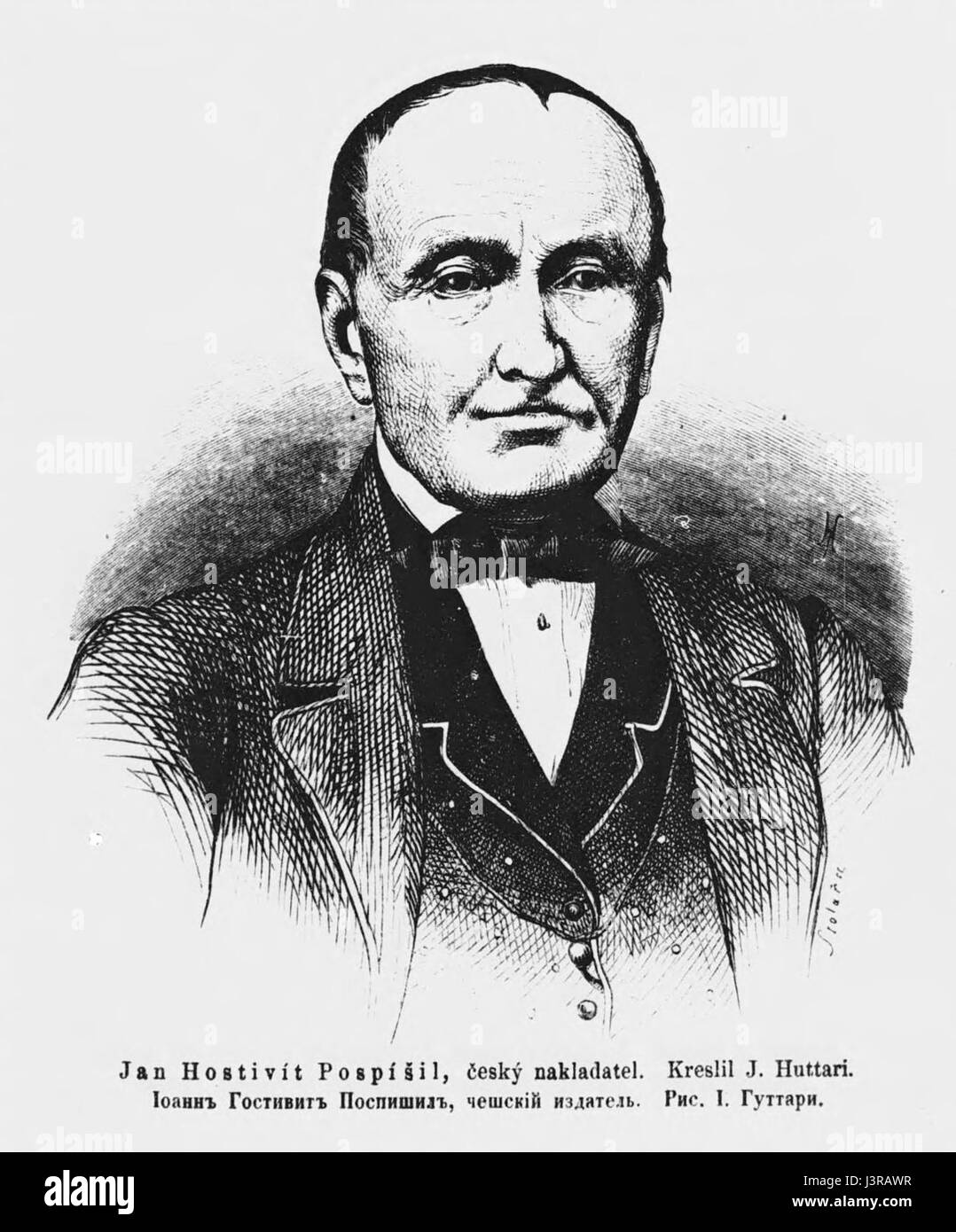 Jan Hostivit Pospisil 1868 Huttari Stock Photo - Alamy
