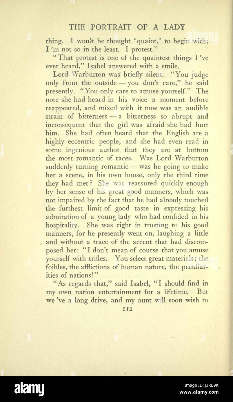 The Portrait of a Lady, by Henry James, is a novel that delves into the ...