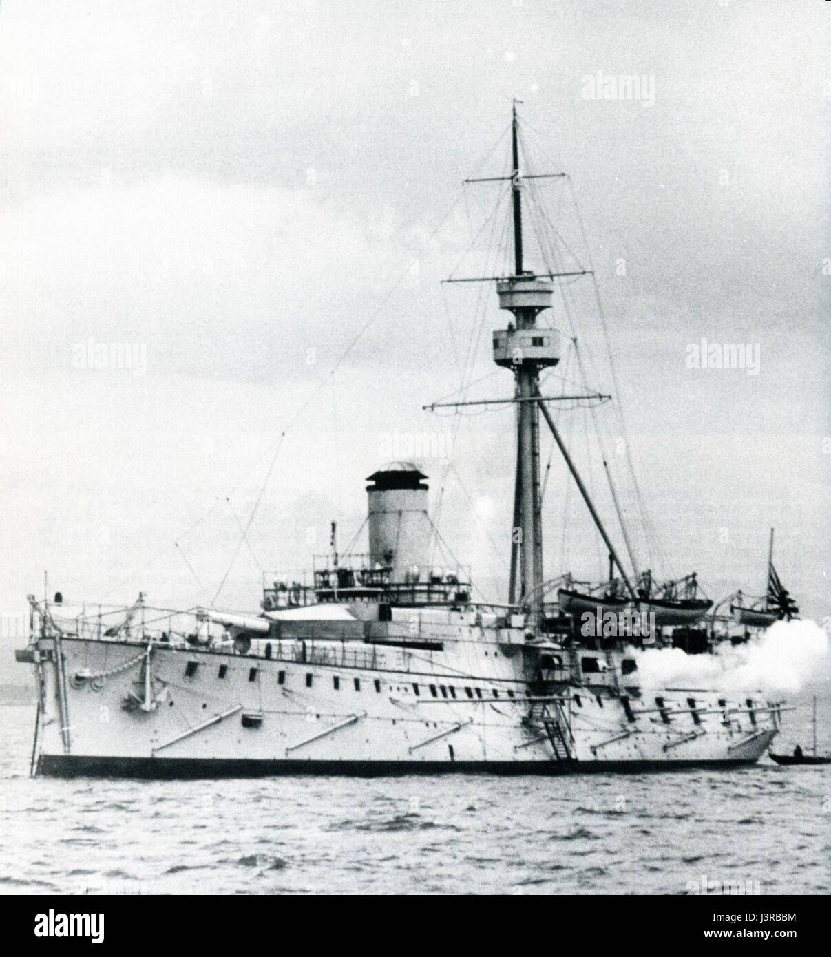 Japanese cruiser Itsukushima 1897 Stock Photo - Alamy