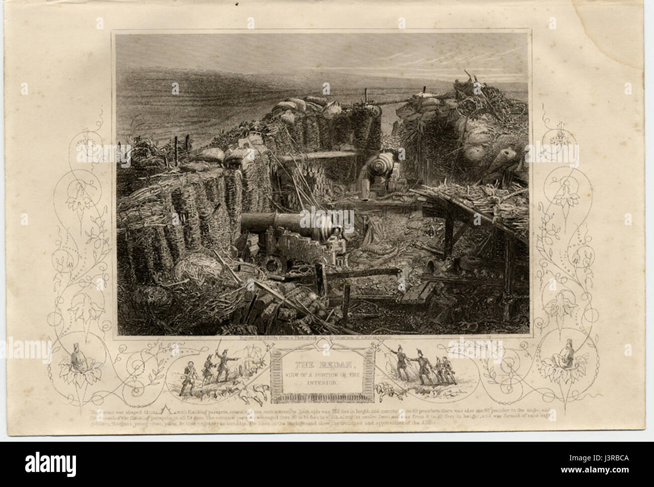 Interior of the Great Redan Stock Photo - Alamy