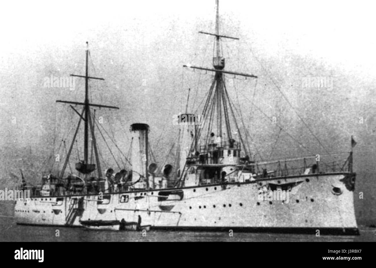 Japanese cruiser Akashi Stock Photo - Alamy