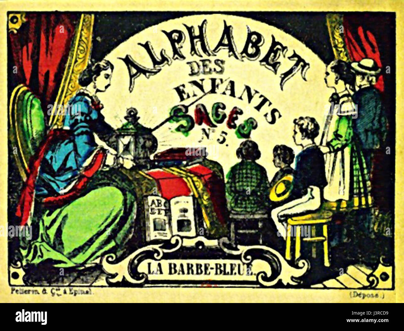 The 'Alphabet Barbe Bleue' is an illustrated work that explores ...