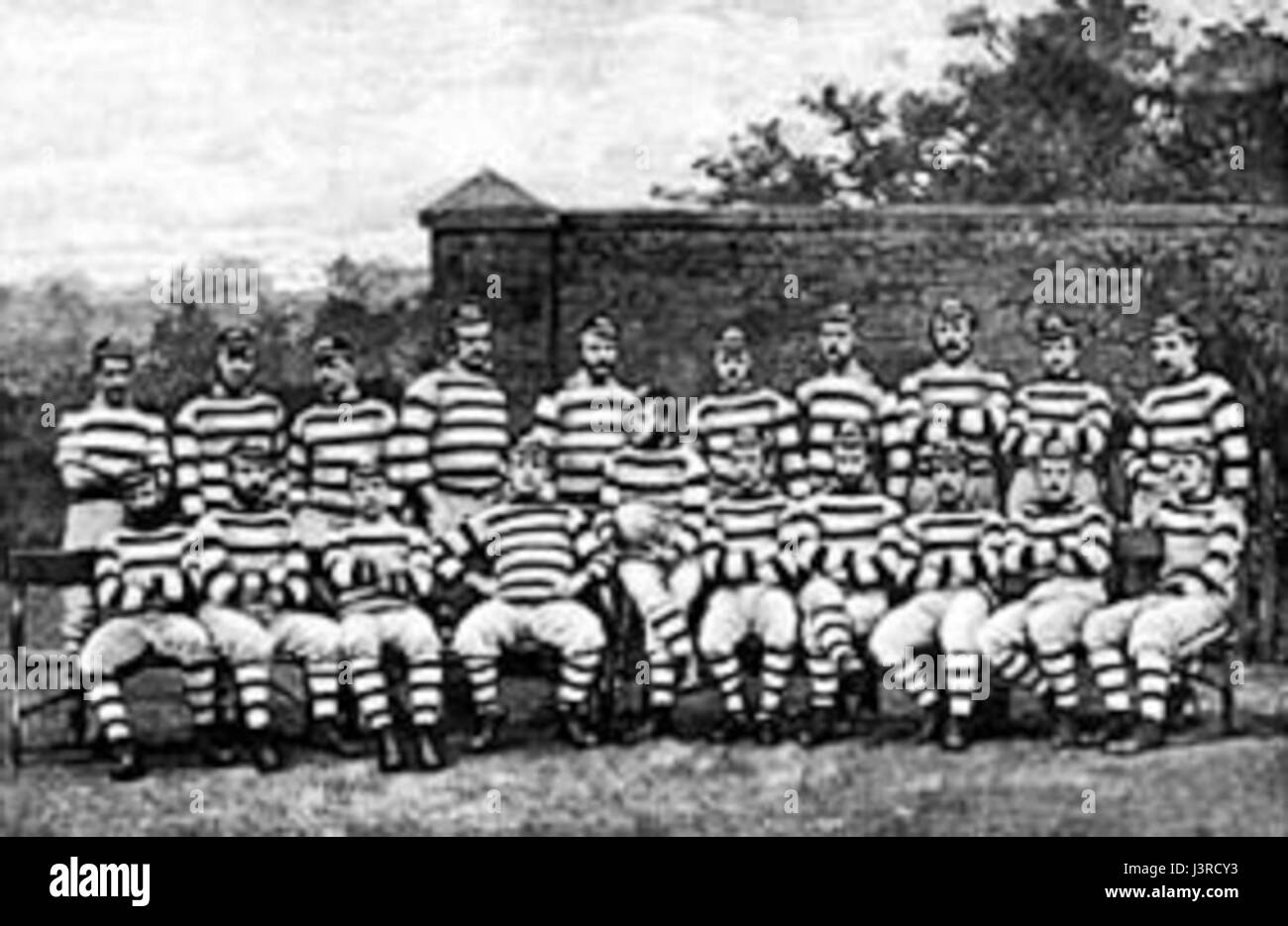 Ireland First Team 1875 Stock Photo - Alamy