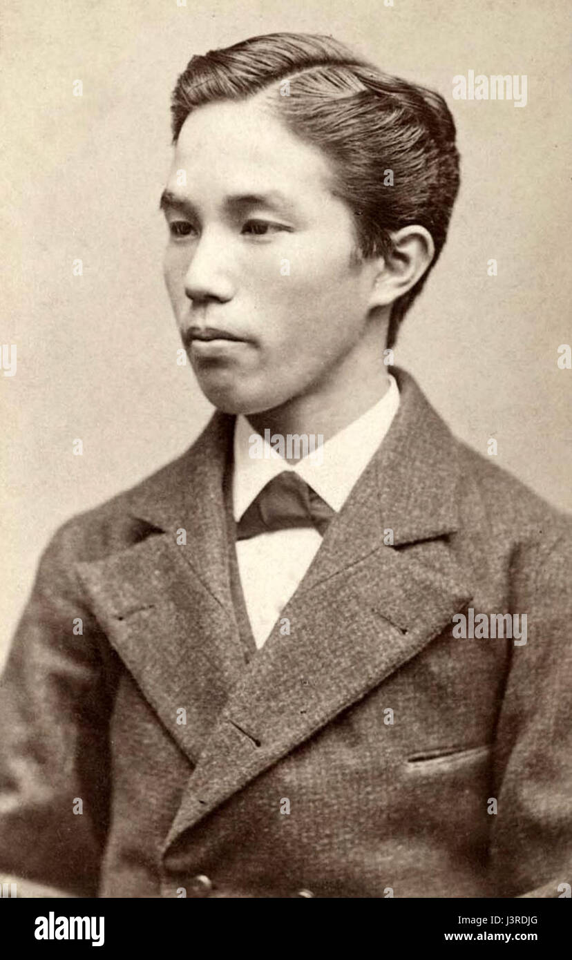 A historical photograph of Kaneko Kentaro, captured by Warren's ...