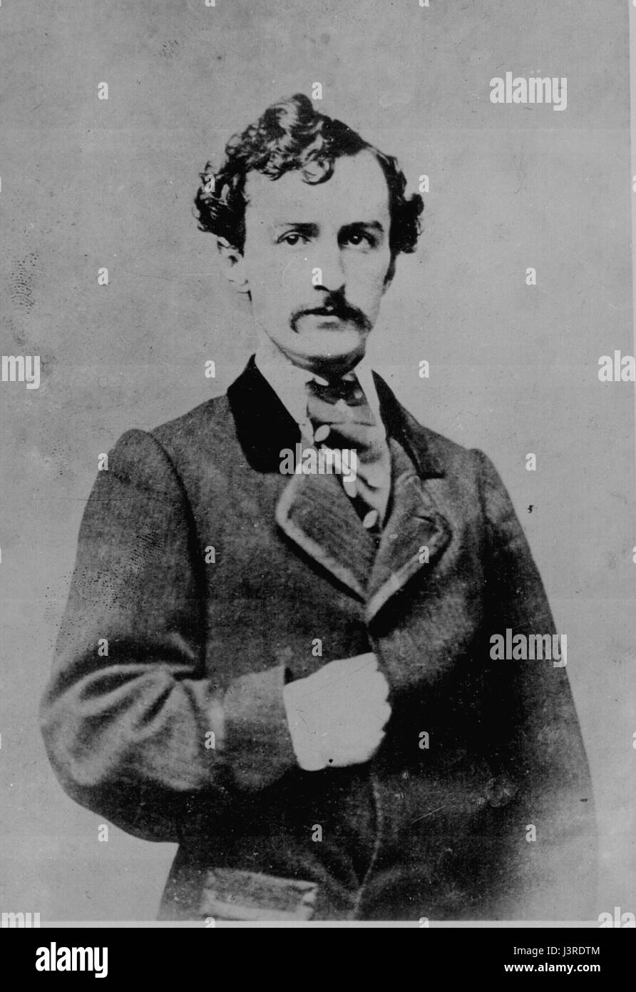 A historical portrait of John Wilkes Booth, the assassin of U.S ...