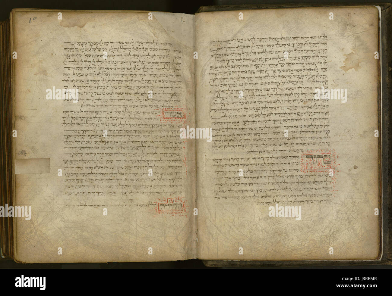 An ancient or rare Jewish Roman prayer book, possibly used for ...