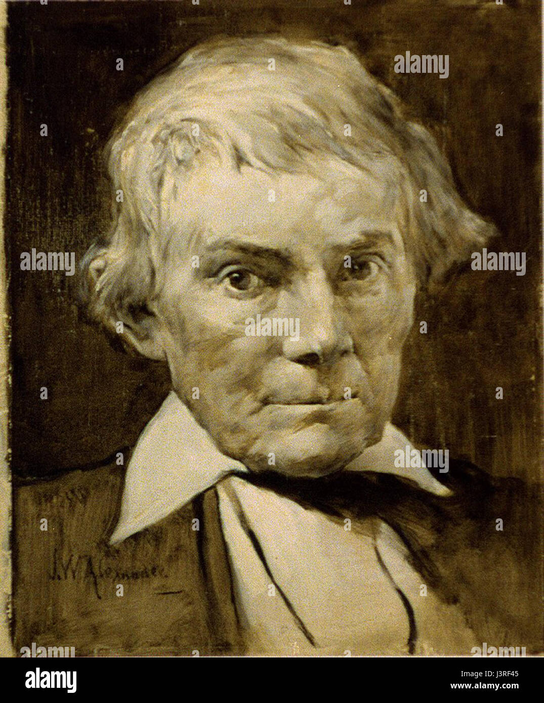Portrait of Alexander Stephens by John White Alexander, notable ...