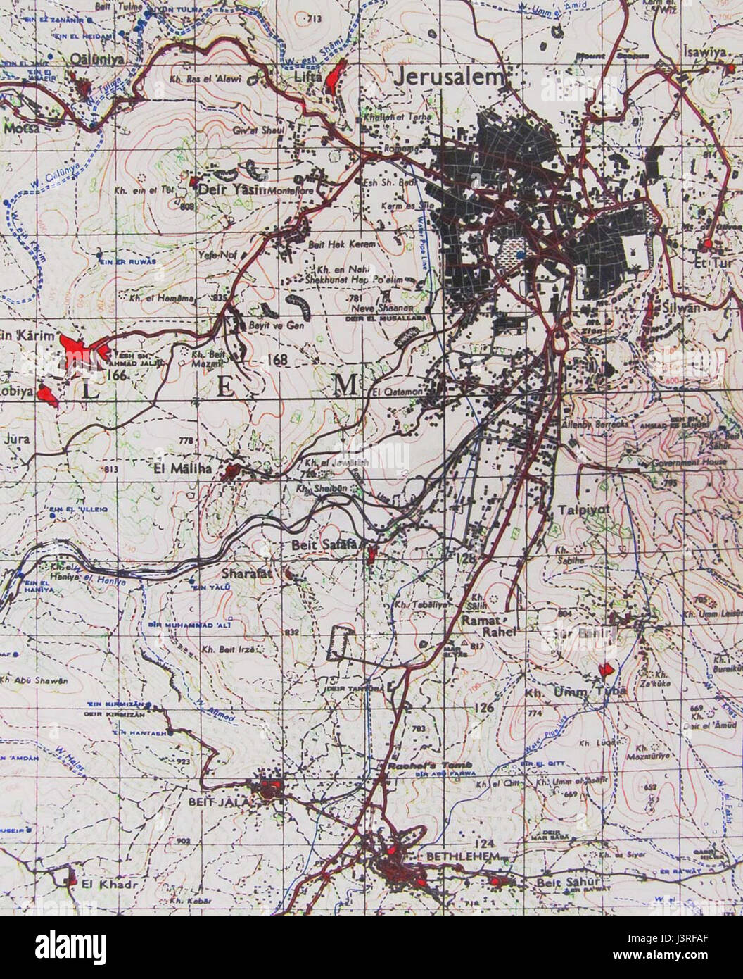 Jerusalem jerusalem from south hi-res stock photography and images - Alamy