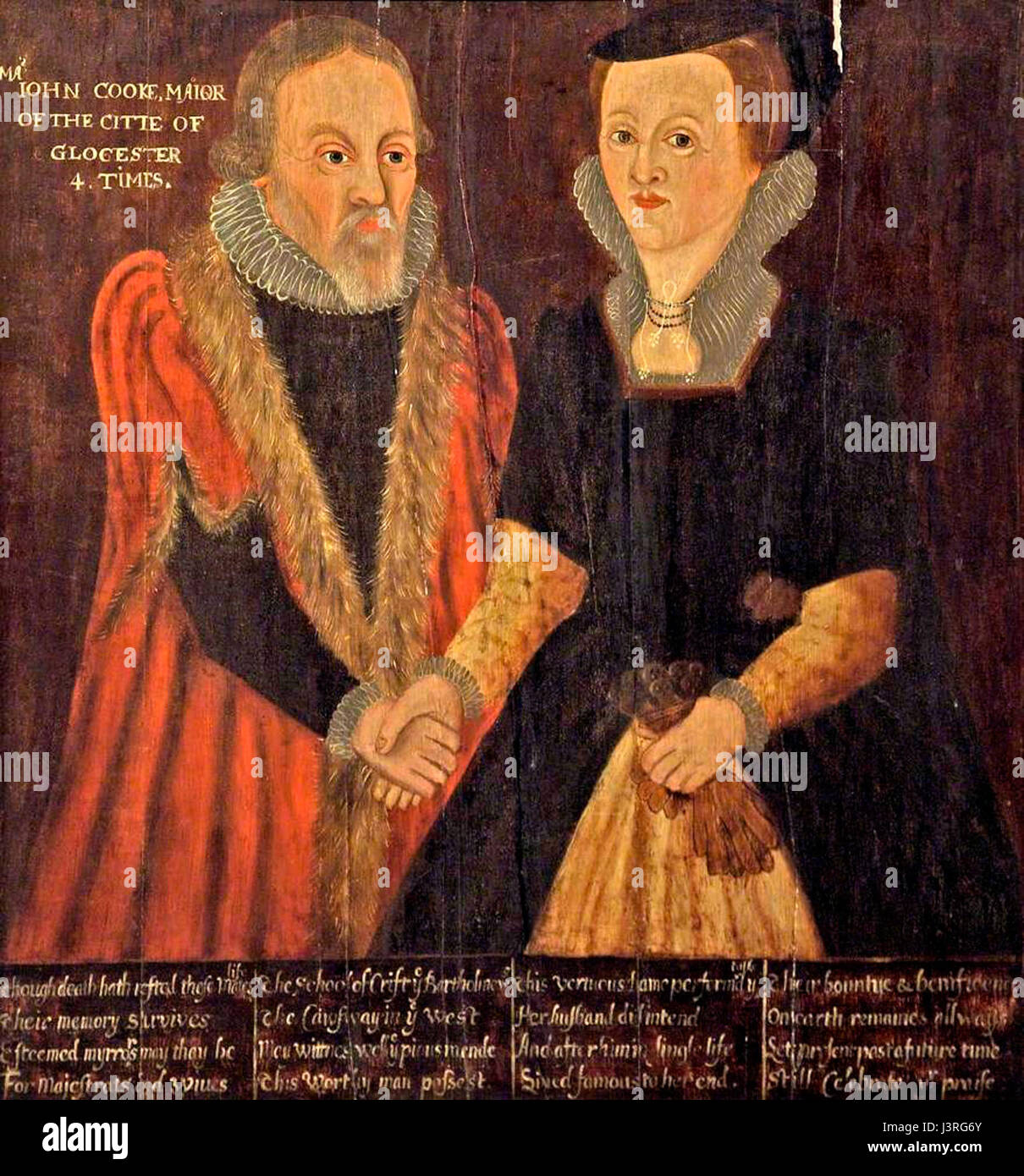 John Cooke (d.1528), and Joan Cooke (d.1545 Stock Photo - Alamy