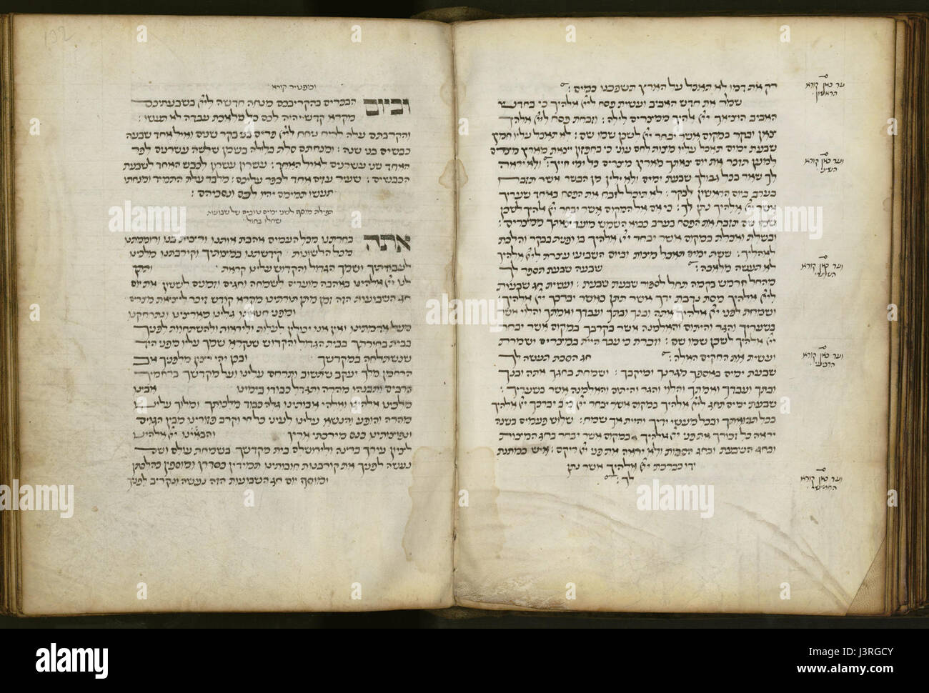 This 132 manuscript of a Jewish Roman Prayer Book provides insights ...