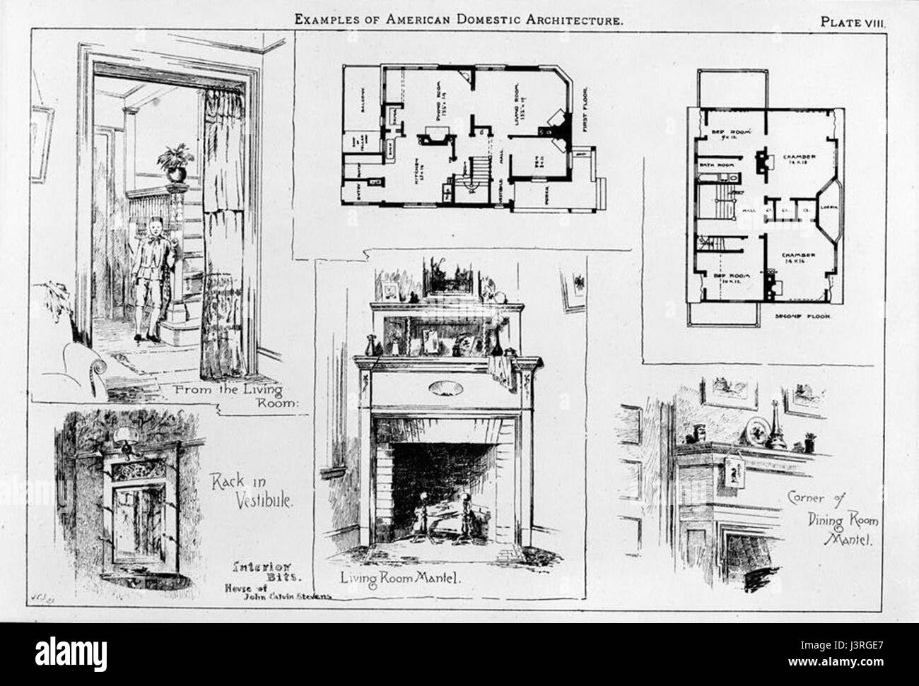 This interior design by John Calvin Stevens showcases his work in ...