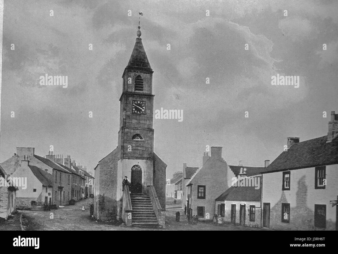 A historical photograph or record of Kilmaurs, Ayrshire, from the year 1900, providing a ...