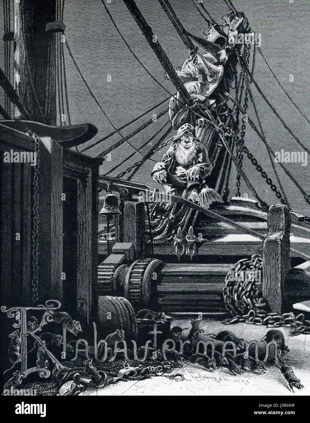 The Klabautermann is a mythical creature in German folklore, associated ...