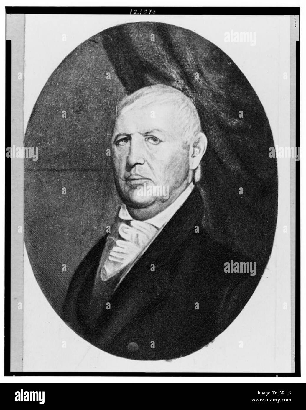 A portrait of Isaac Shelby, painted by Matthew H. Jouett, depicting the ...