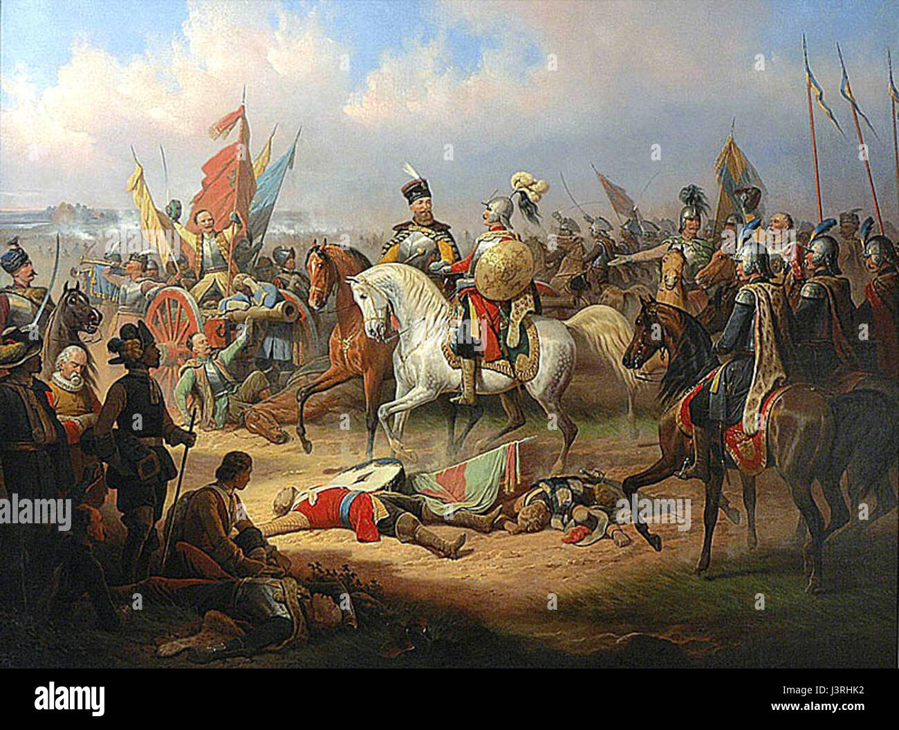 January Sucholdovski A kircholmi csata (1858 Stock Photo - Alamy