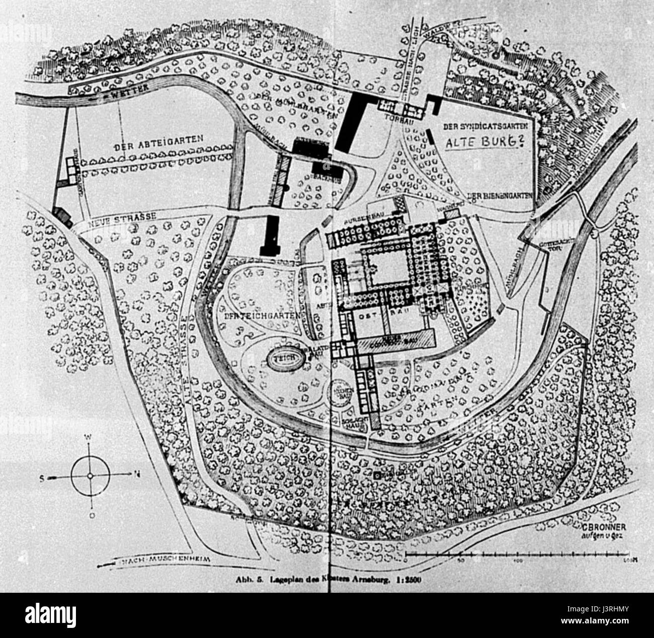 Monastery map Black and White Stock Photos & Images - Alamy