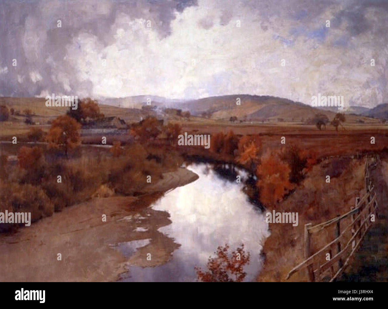 James Paterson's 'Autumn in Glencairn' from 1887 depicts a serene ...