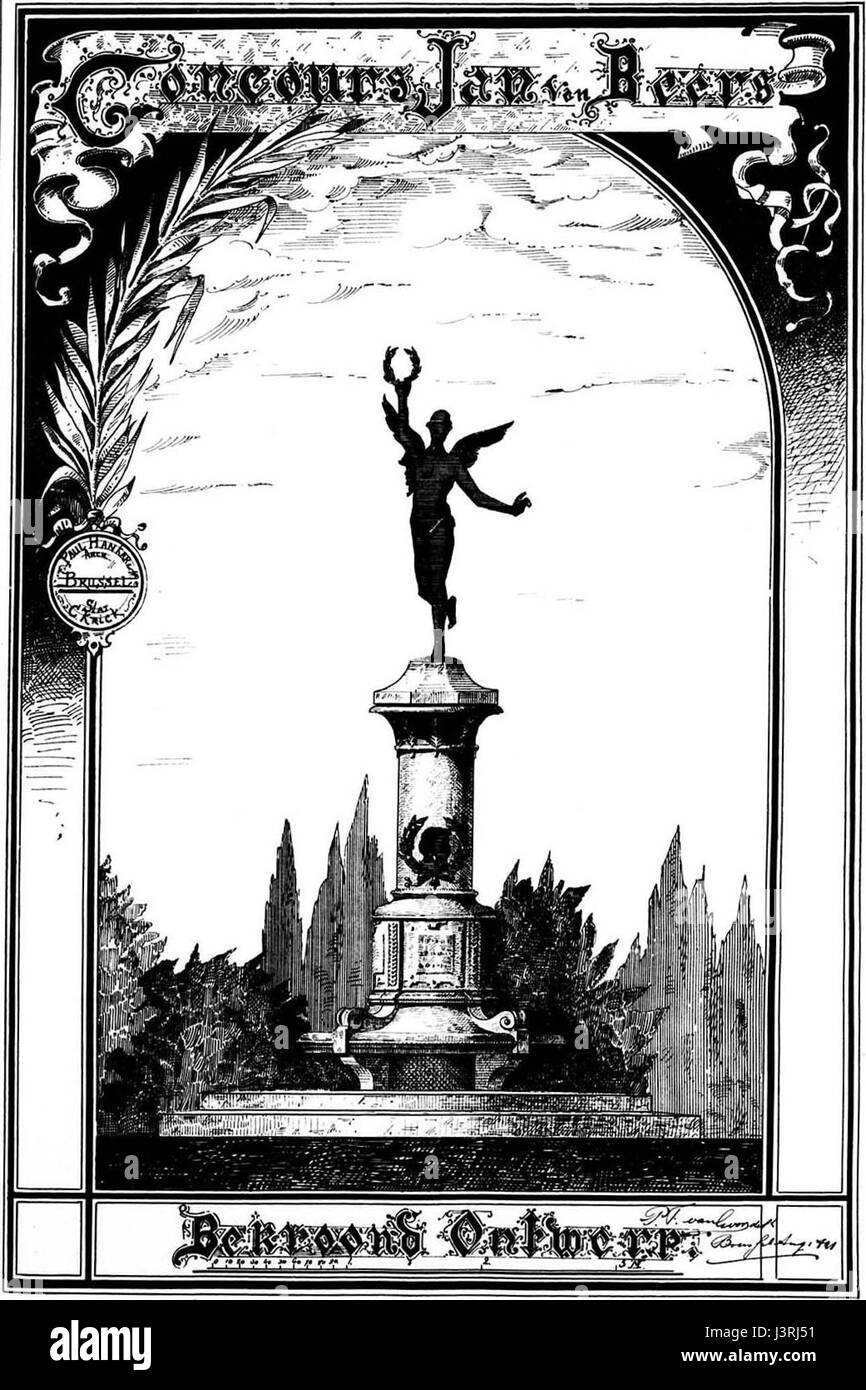 Antwerp artist Black and White Stock Photos & Images - Alamy