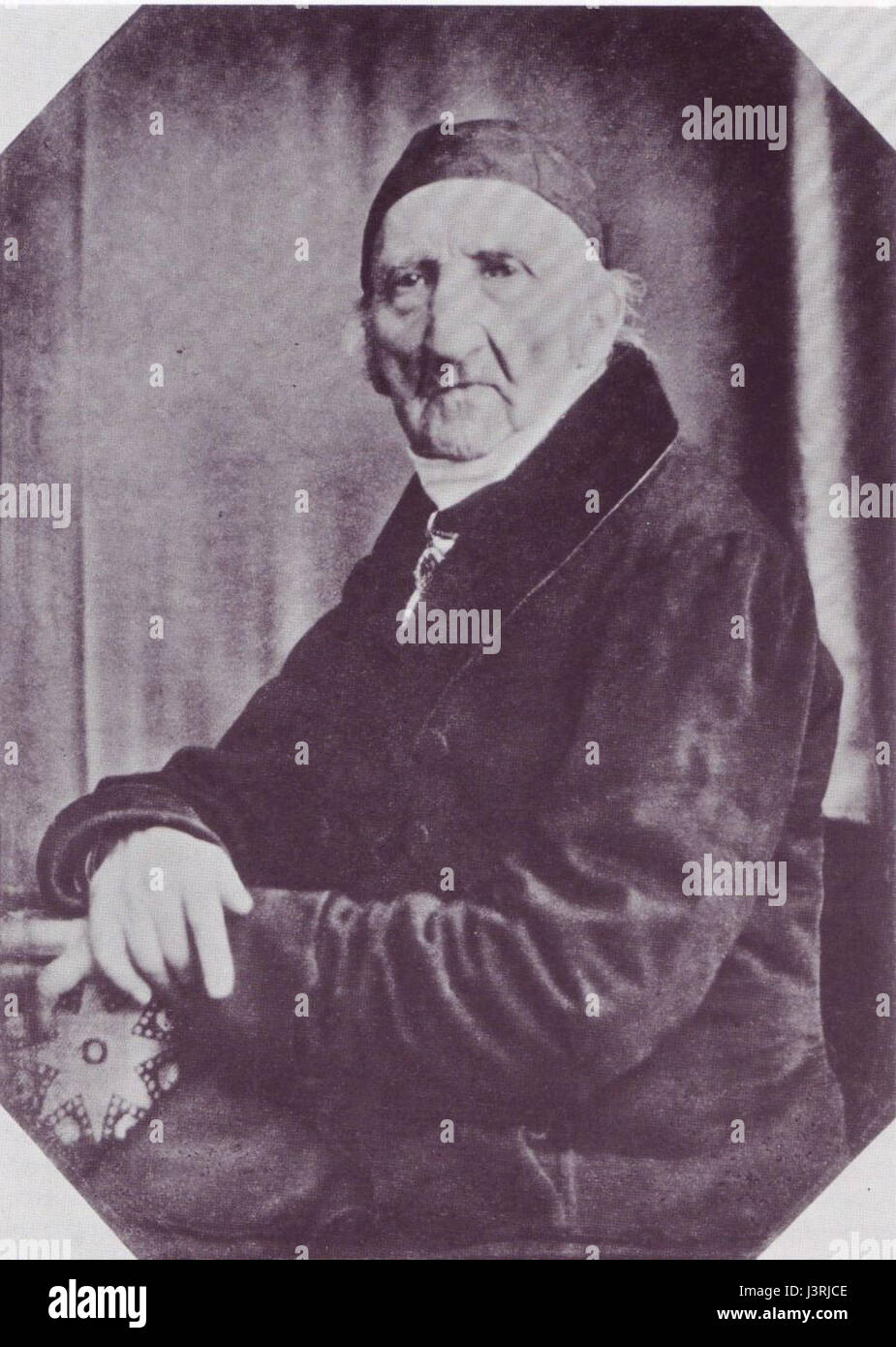 This daguerreotype photograph from 1849 depicts Johann Gottfried ...