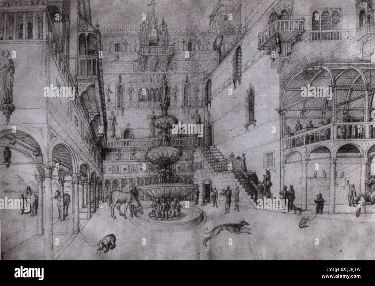 The 'Banchetto di Erode' (Banquet of Herod) is a work by Jacopo Bellini ...