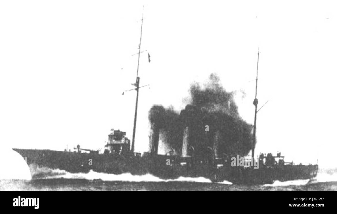 Japanese protected cruiser Tone Stock Photo - Alamy