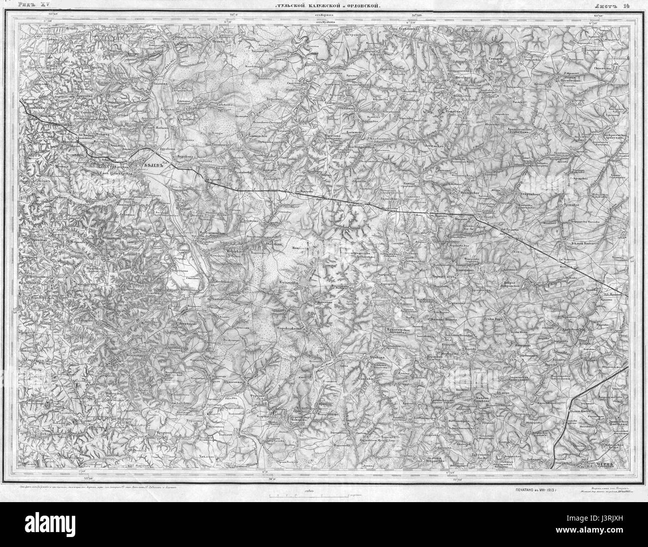 Kaluga map hi-res stock photography and images - Alamy