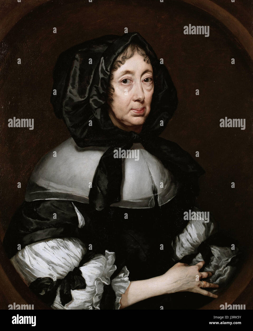 This artwork, created by Pieter Borsselaer, presents Katherine ...