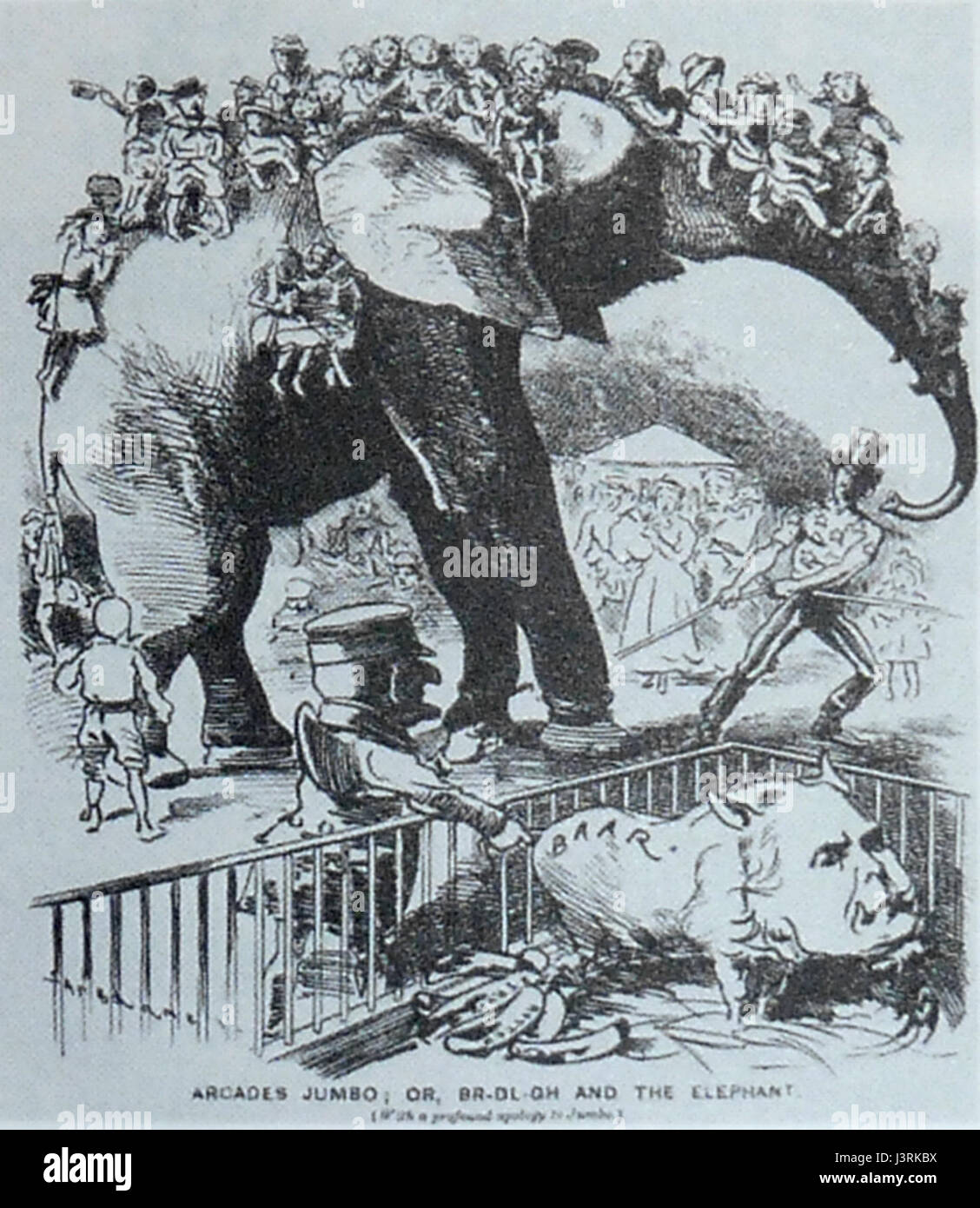 'Jumbo Karikatur' refers to a large-scale caricature artwork, likely ...