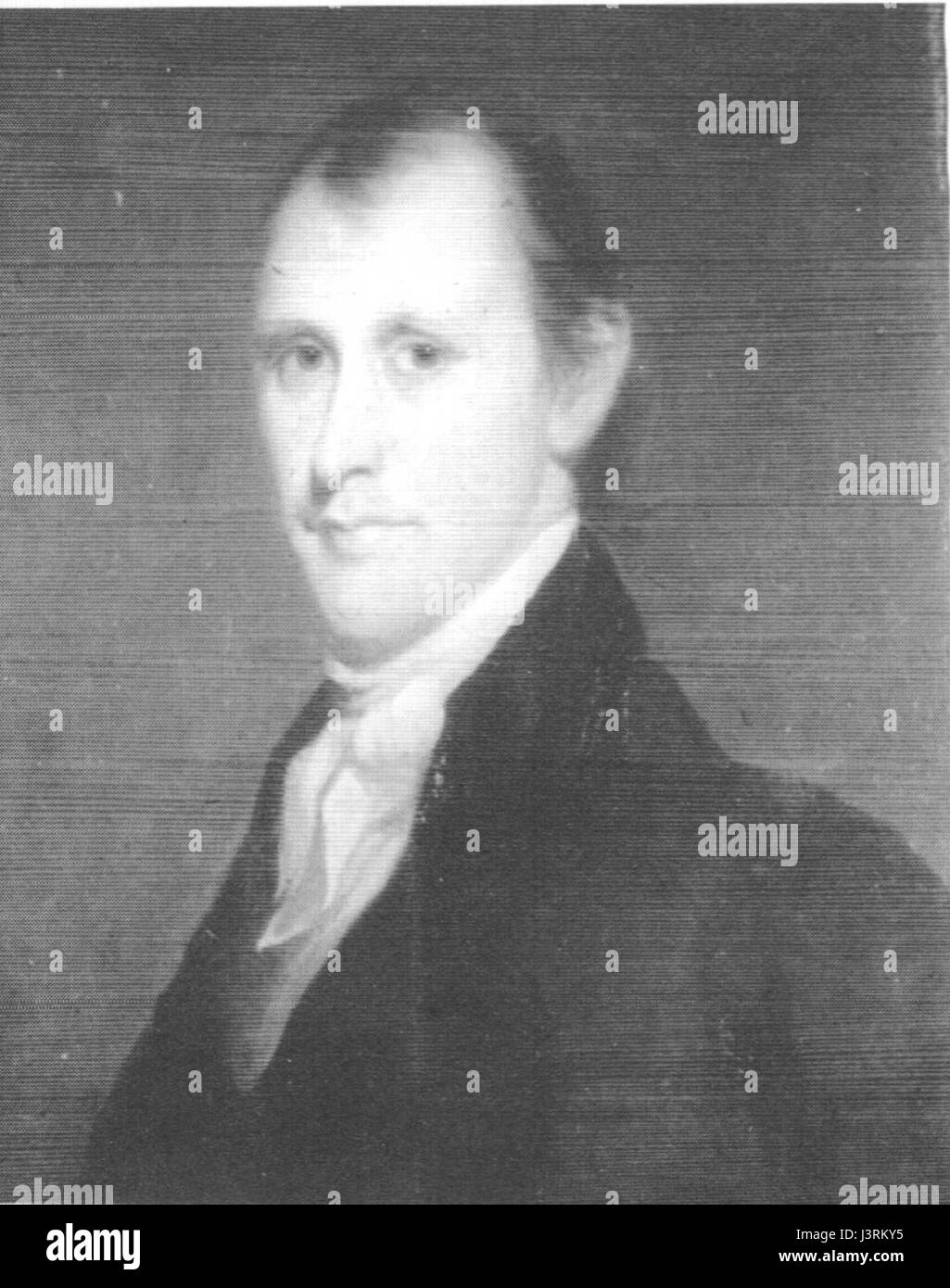 This portrait of John Allen showcases the likeness of a notable ...