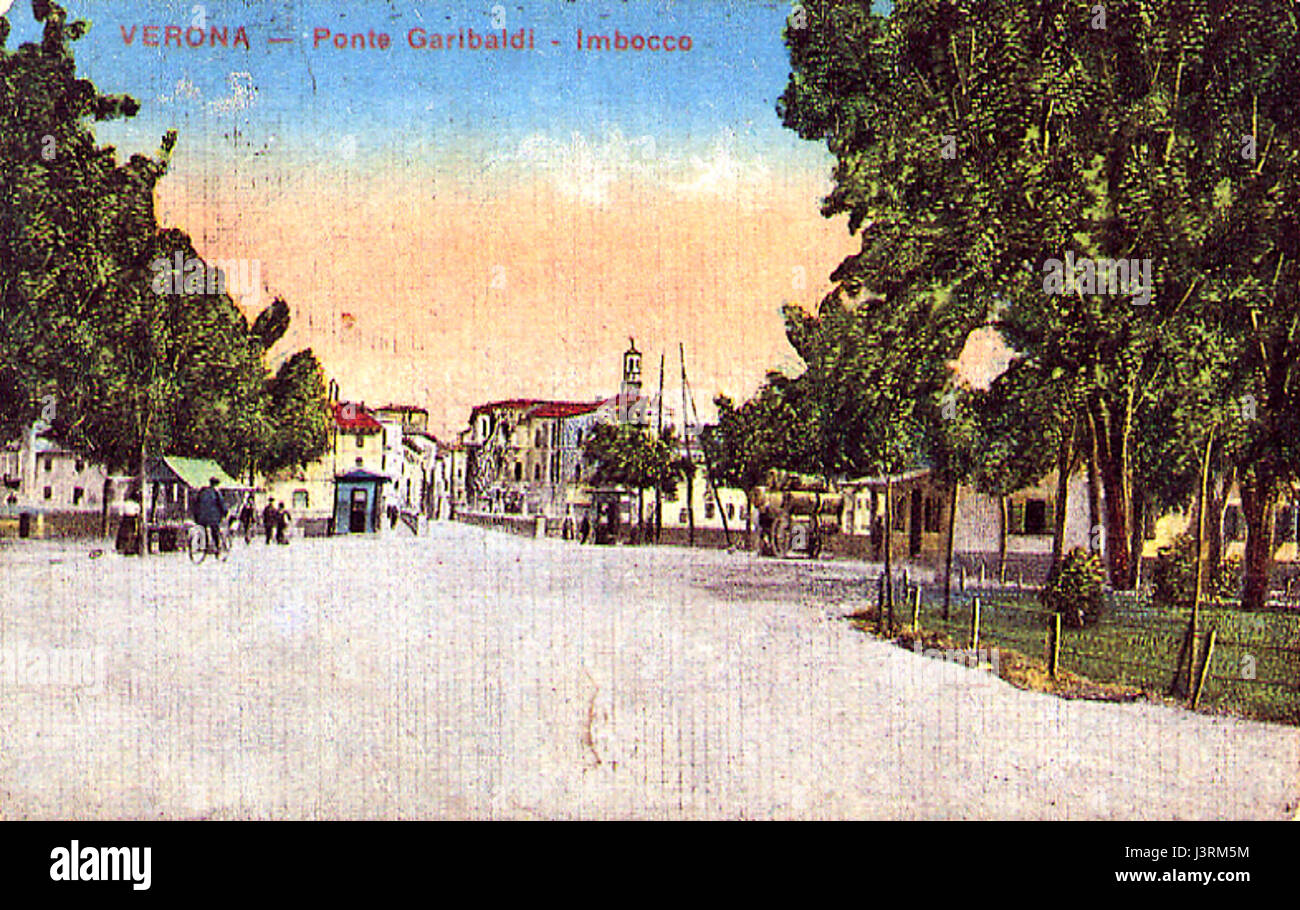 The image titled 'Imbocco Ponte Garibaldi' shows the entrance to the ...