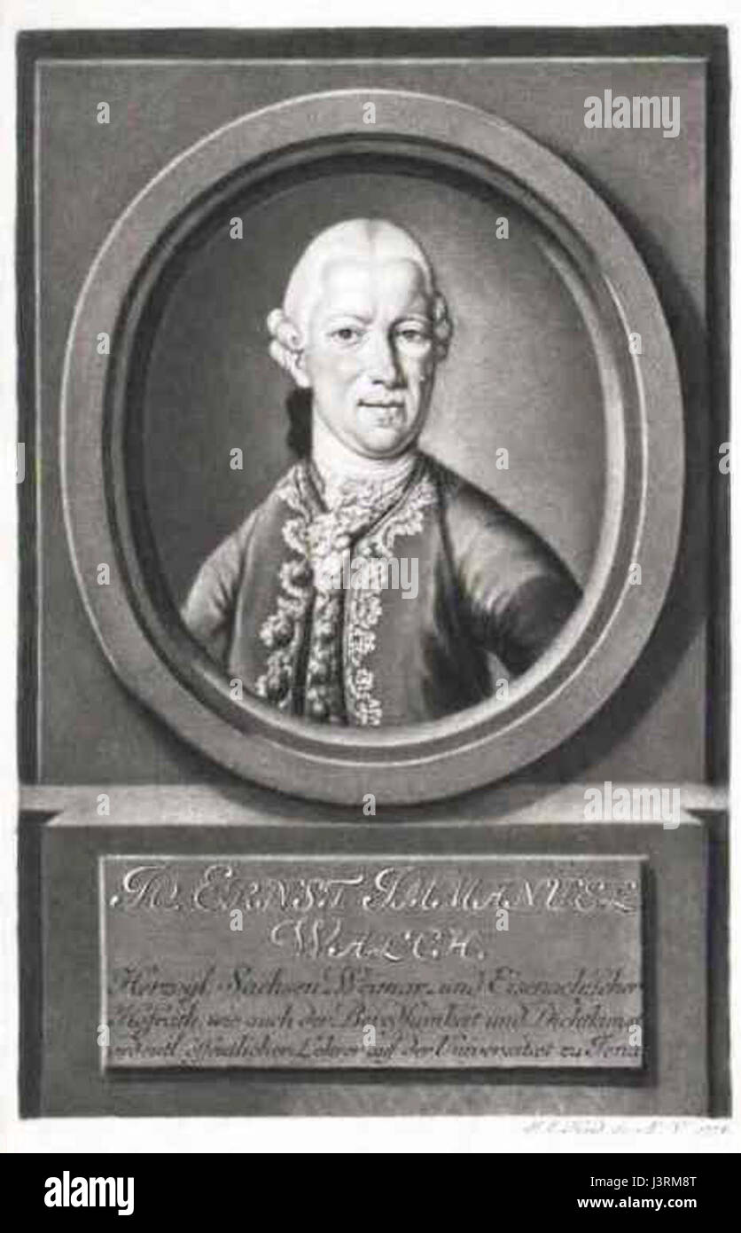 Johann Ernst Immanuel Walch was a German theologian and philosopher ...