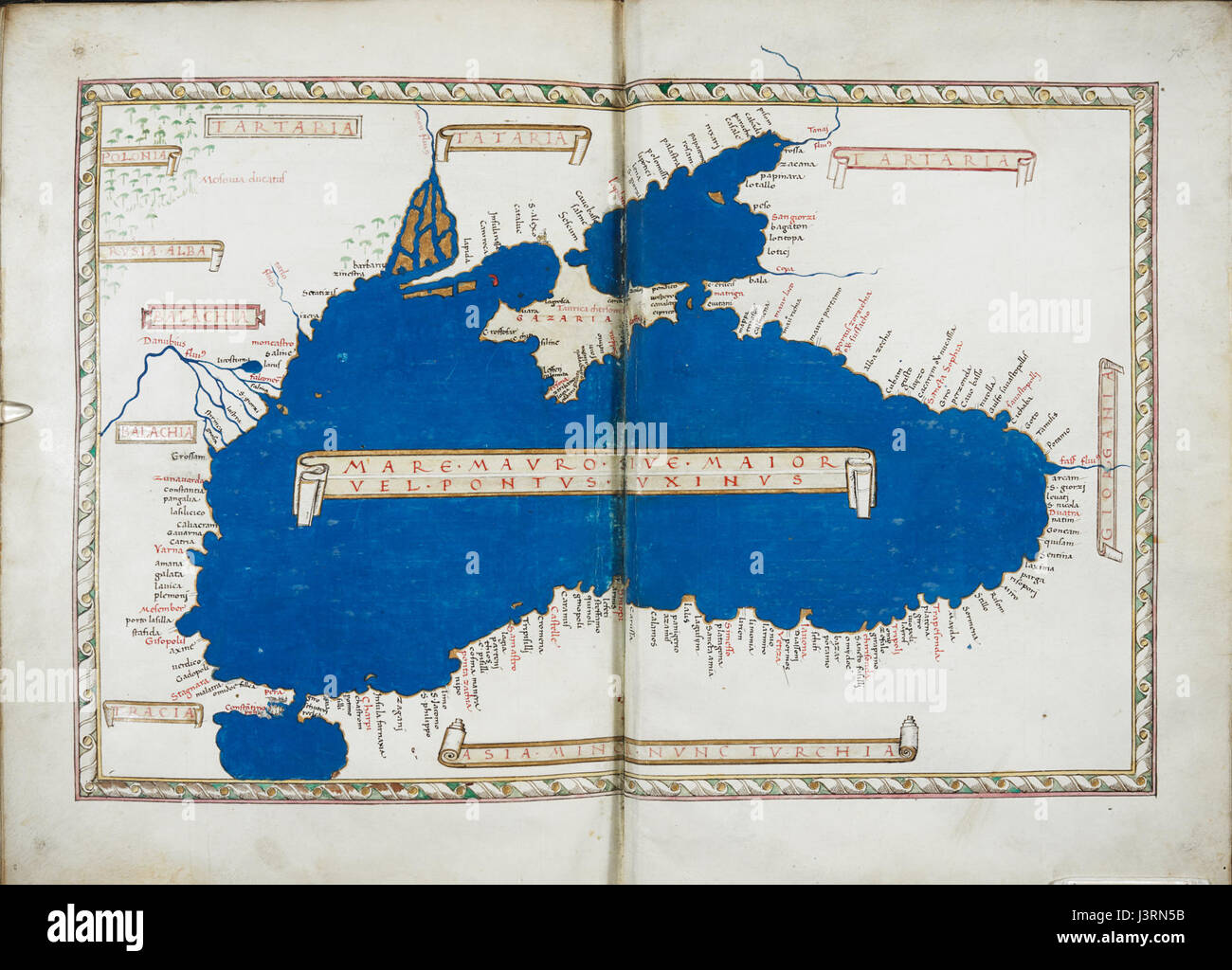 Insularium Illustratum is a manuscript featuring illustrated depictions ...