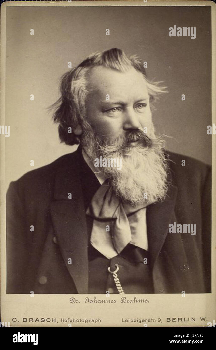 Brahms portrait hi-res stock photography and images - Alamy
