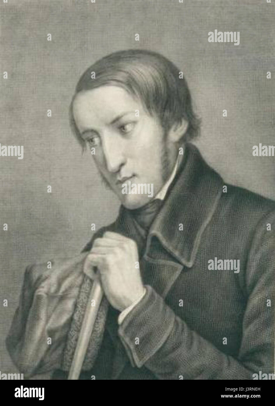 A portrait of Karol Marcinkowski, a notable figure in Polish history ...