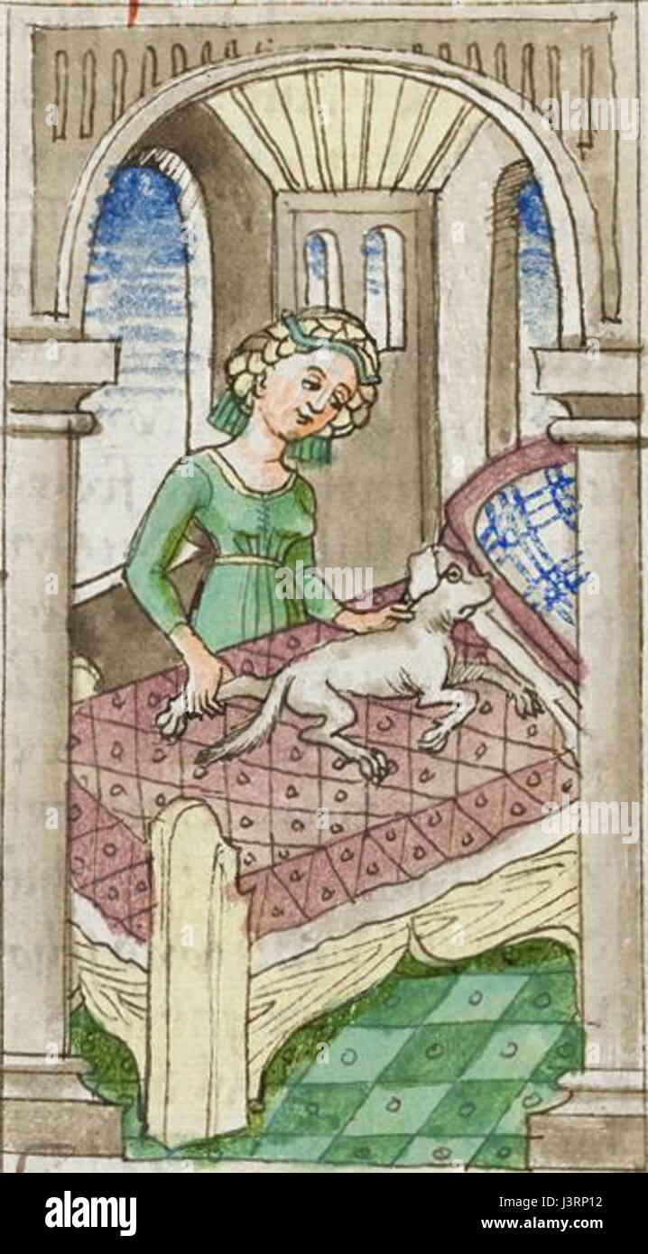 This image from the *Gesta Romanorum*, a collection of medieval tales ...