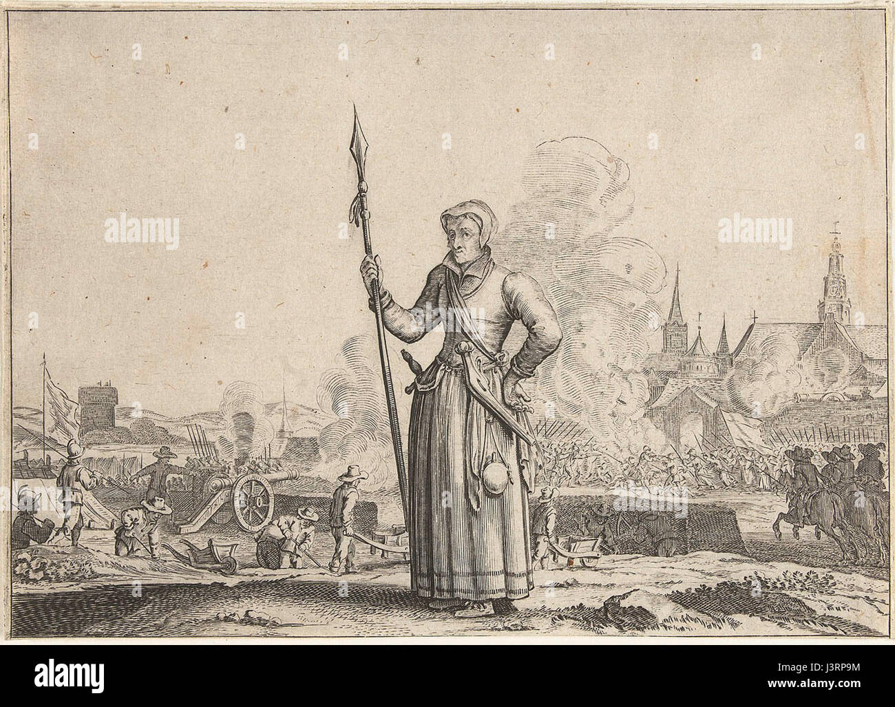 Kenau Simonsdochter Hasselaer was a prominent figure in the defense of ...