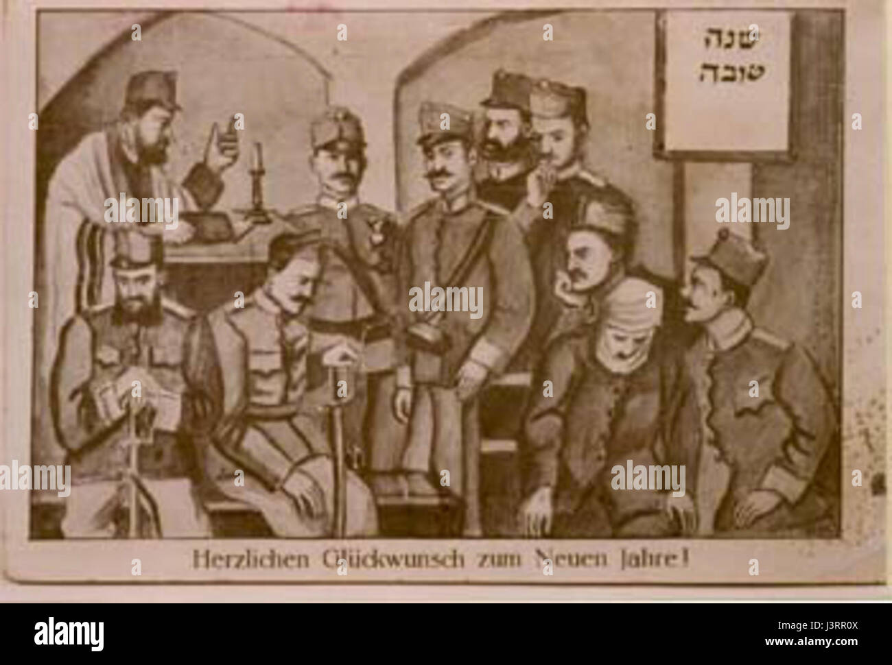Jewish Soldiers Prayer WW1 Stock Photo - Alamy