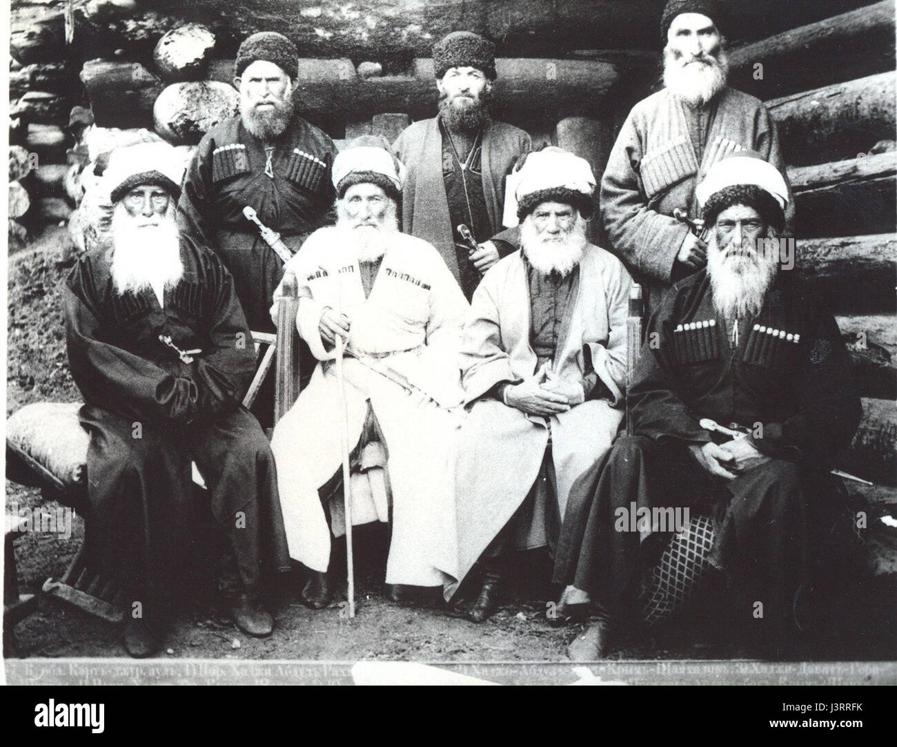 Karachay patriarchs in the 19th c Stock Photo - Alamy