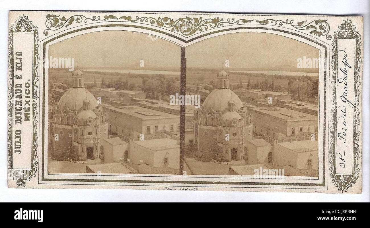 Julio Michaud E Hijo c1860 n35 Pozo de Guadalupe Stock Photo - Alamy