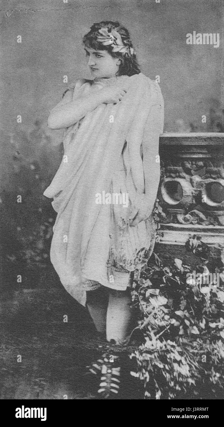 Klementina Kalasova 1882 Stock Photo - Alamy