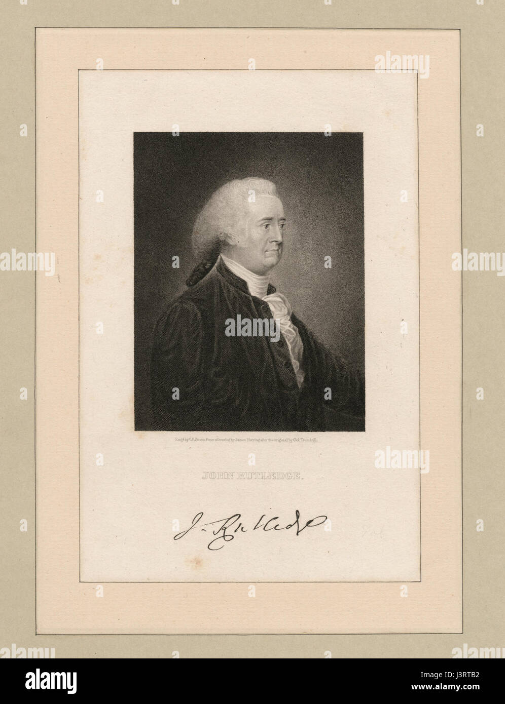 This photograph captures John Rutledge, a key historical figure, and ...