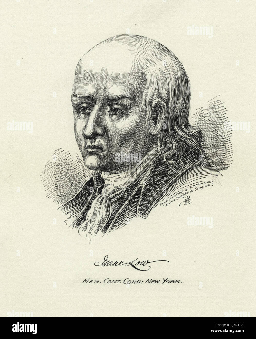 Isaac Low, likely a historical or cultural figure, is referenced in a ...