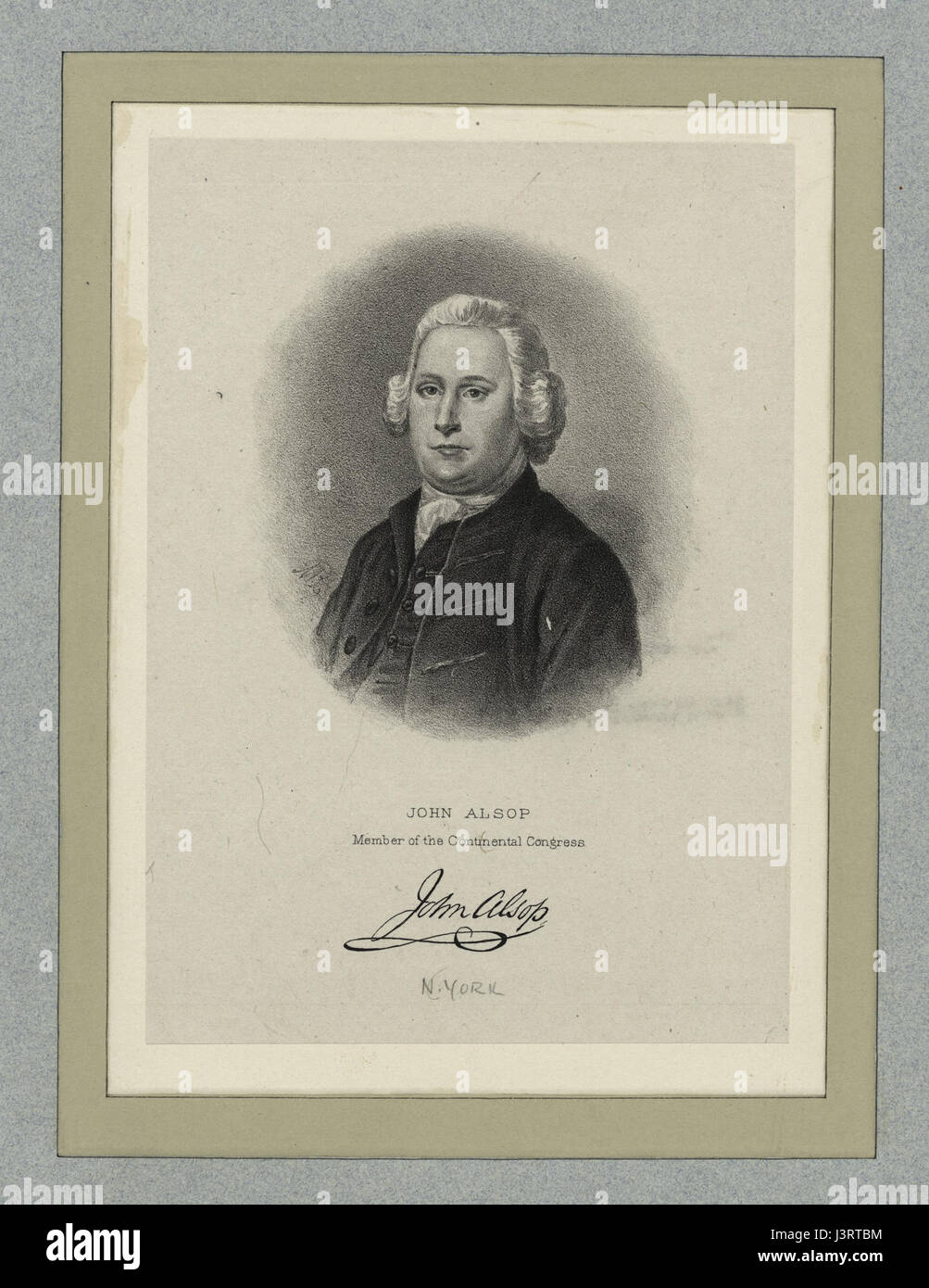 Photograph or portrait of John Alsop, likely an individual from ...