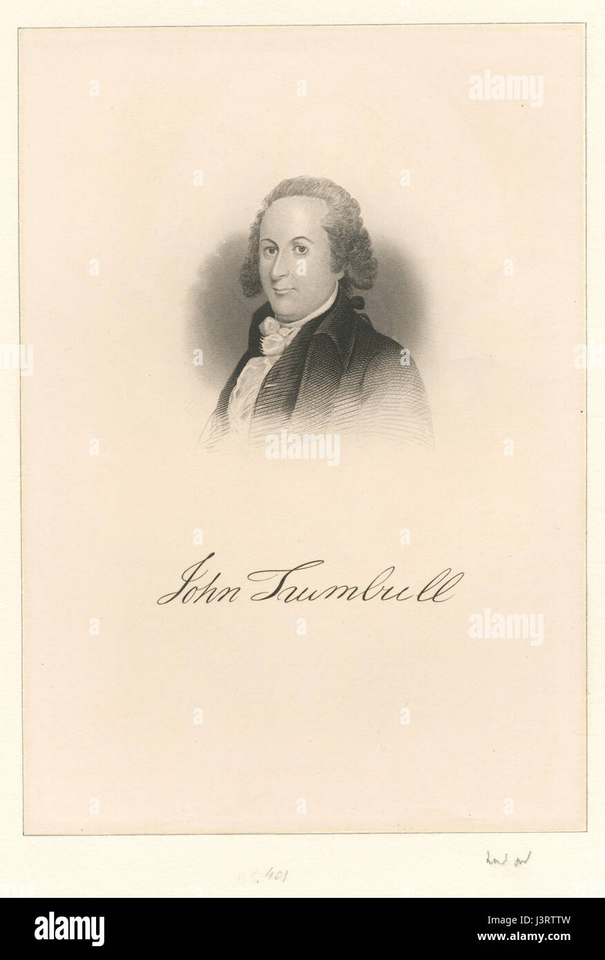 John Trumbull was an American artist known for his historical paintings ...