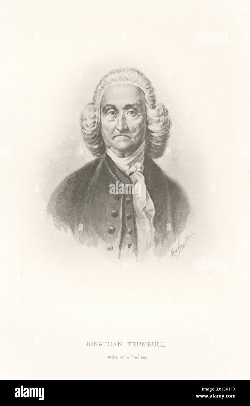 Portrait of Jonathan Trumbull, merchant, politician, and Governor of ...