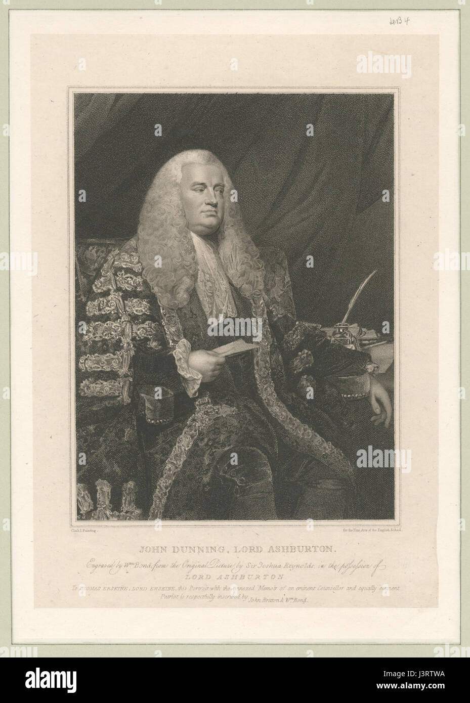 John Dunning, Lord Ashburton (NYPL b12349144 422903 Stock Photo - Alamy