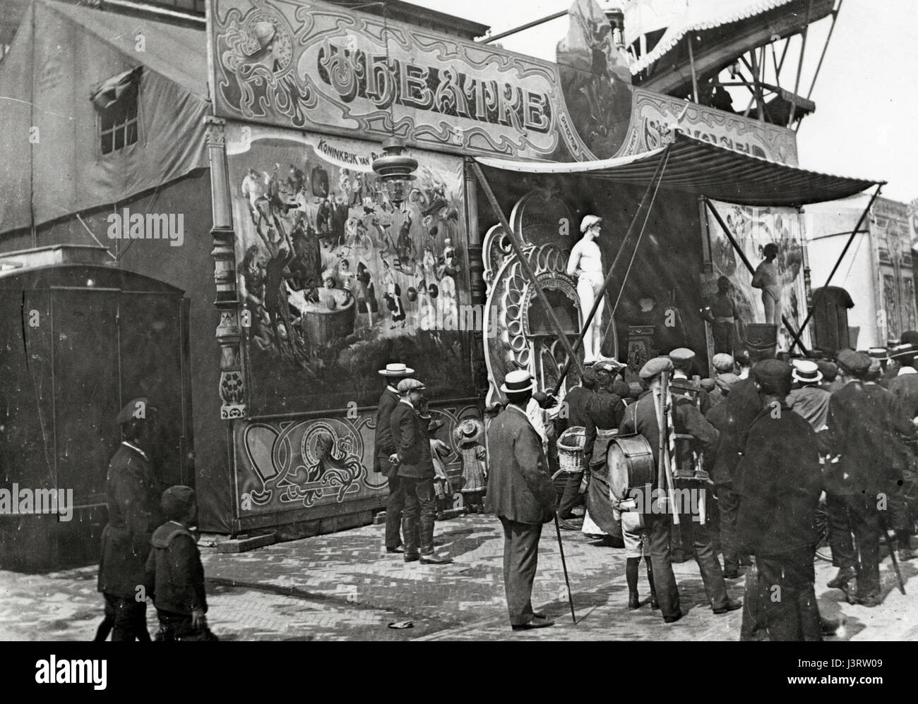 The Kermis of 1908 at Vredenburg in Utrecht captured the festive and ...